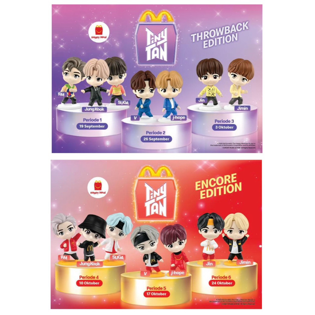 Jual McDonald’s Toys X TinyTan BTS Happy Meal | Shopee Indonesia