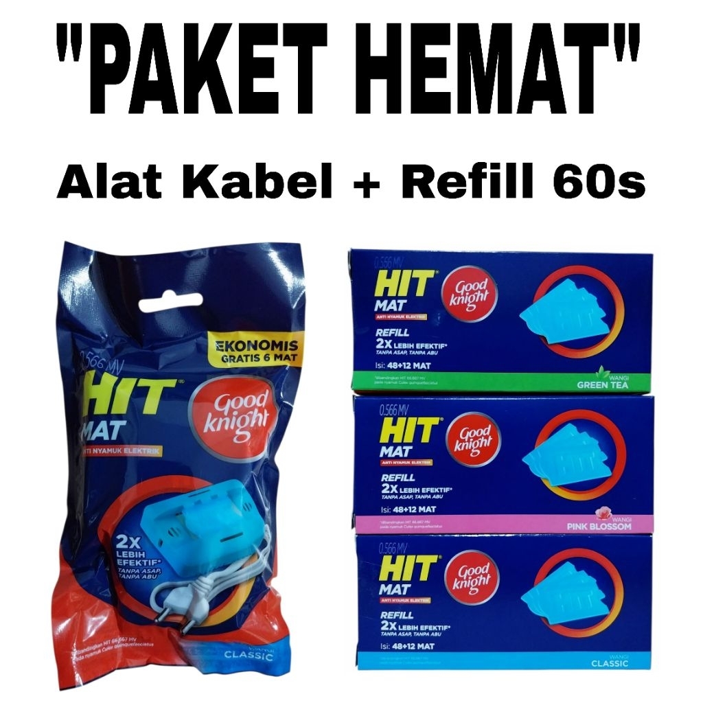 Jual [PAKET HEMAT] HIT Mat Alat Tanpa Kabel + Isi 6s / Hit Mat Alat ...