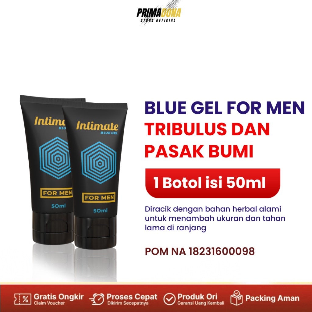 Jual Intimate Blue Gel Minyak Pijat Penambah UK JONI Ampuh BPOM ...
