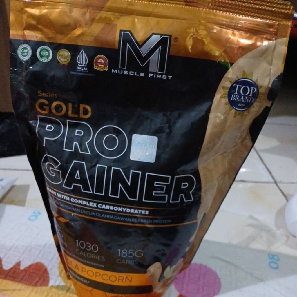 Jual Pro Gainer dari Muscle First vanilla popcorn | Shopee Indonesia