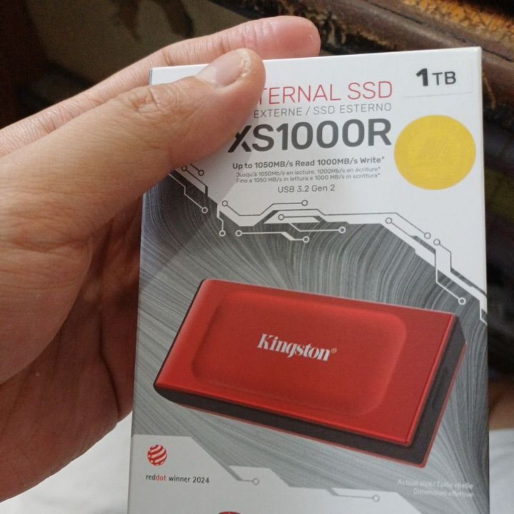 Jual xs1000r red merah SSD Kingston XS1000 1TB / USB Type C / Garansi 5 ...