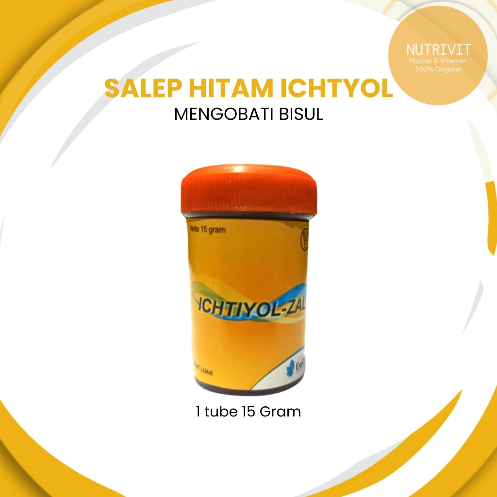 Jual Ichtyol Zalf (Salep Hitam) 15gr - Mengatasi bisul, udun - Per Pcs ...