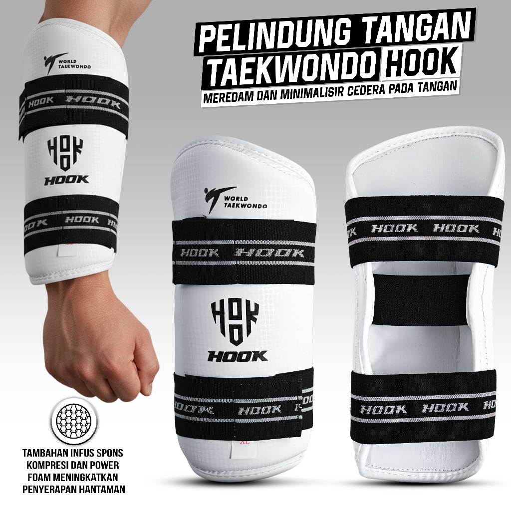 Jual Pelindung Tangan Arm Guard Taekwondo Hook Kyorugi Pelindung Tangan ...