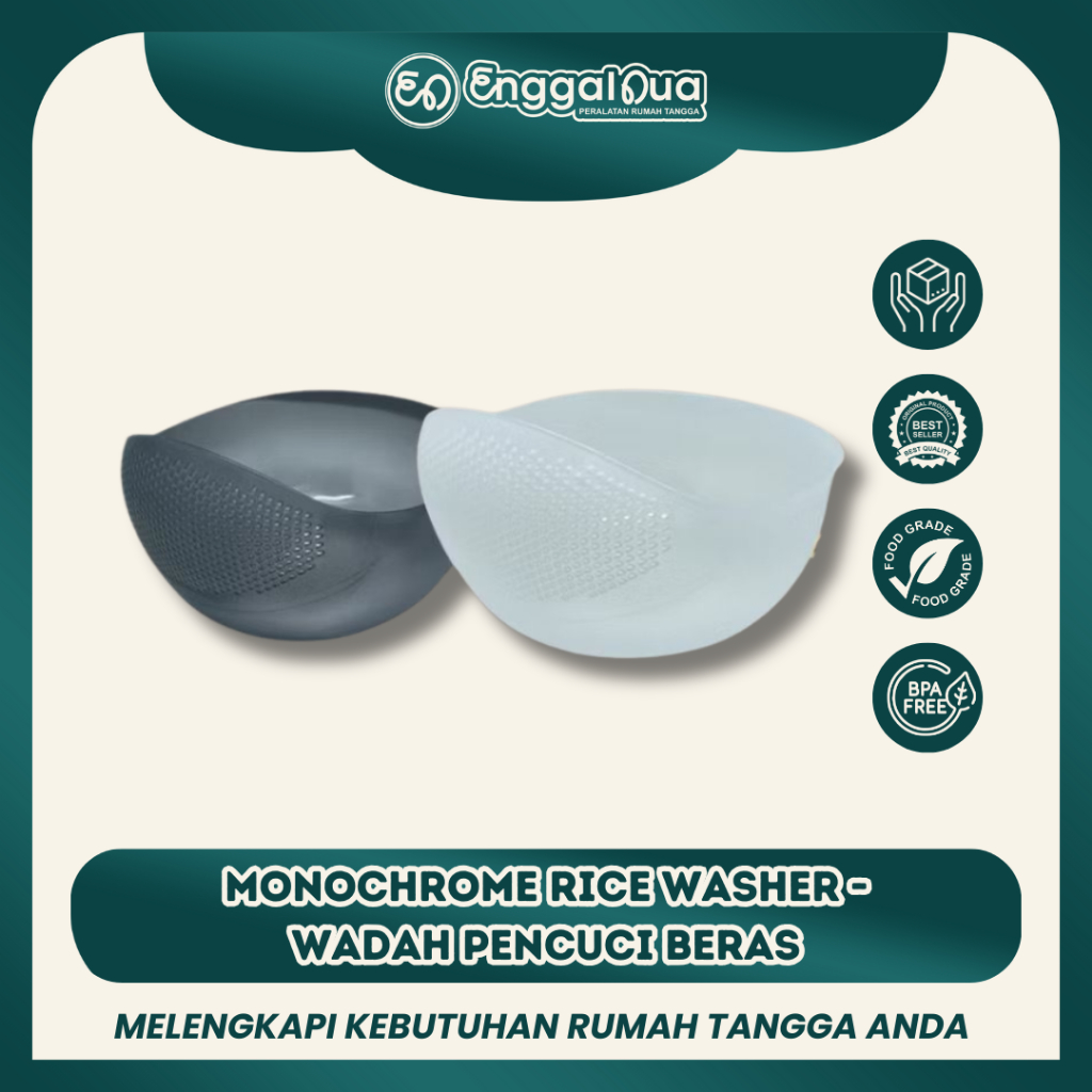 Jual PBM - Monocrome Rice Washer | Tempat Cuci Beras | Wadah Pencuci ...