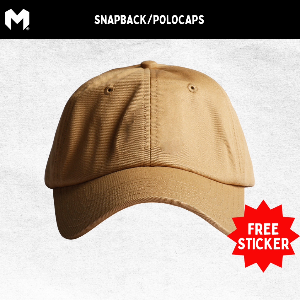Jual Maxisupply Snapback Polos Cream | Topi Pria | Polo Cap | Topi ...