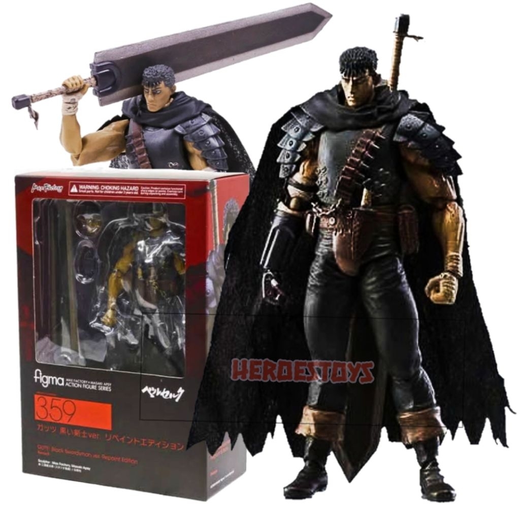 Jual Figma Guys Black Swordsman Berserk Action Figure PVC Figma 359 ...