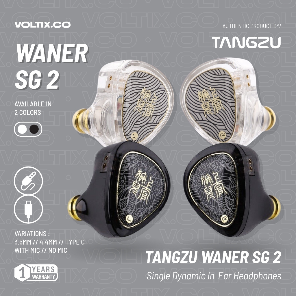 Jual TANGZU WAN'ER WAN ER WANER SG 2 Single Dynamic In-Ear Headphones ...