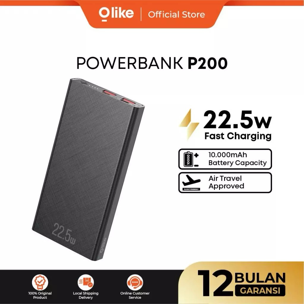 Jual Olike P200 Powerbank 10000mAh 20000mAh Fast Charging 22.5W ...