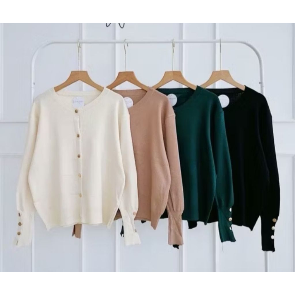 Jual Inara crop knitwear_baju rajut | Shopee Indonesia