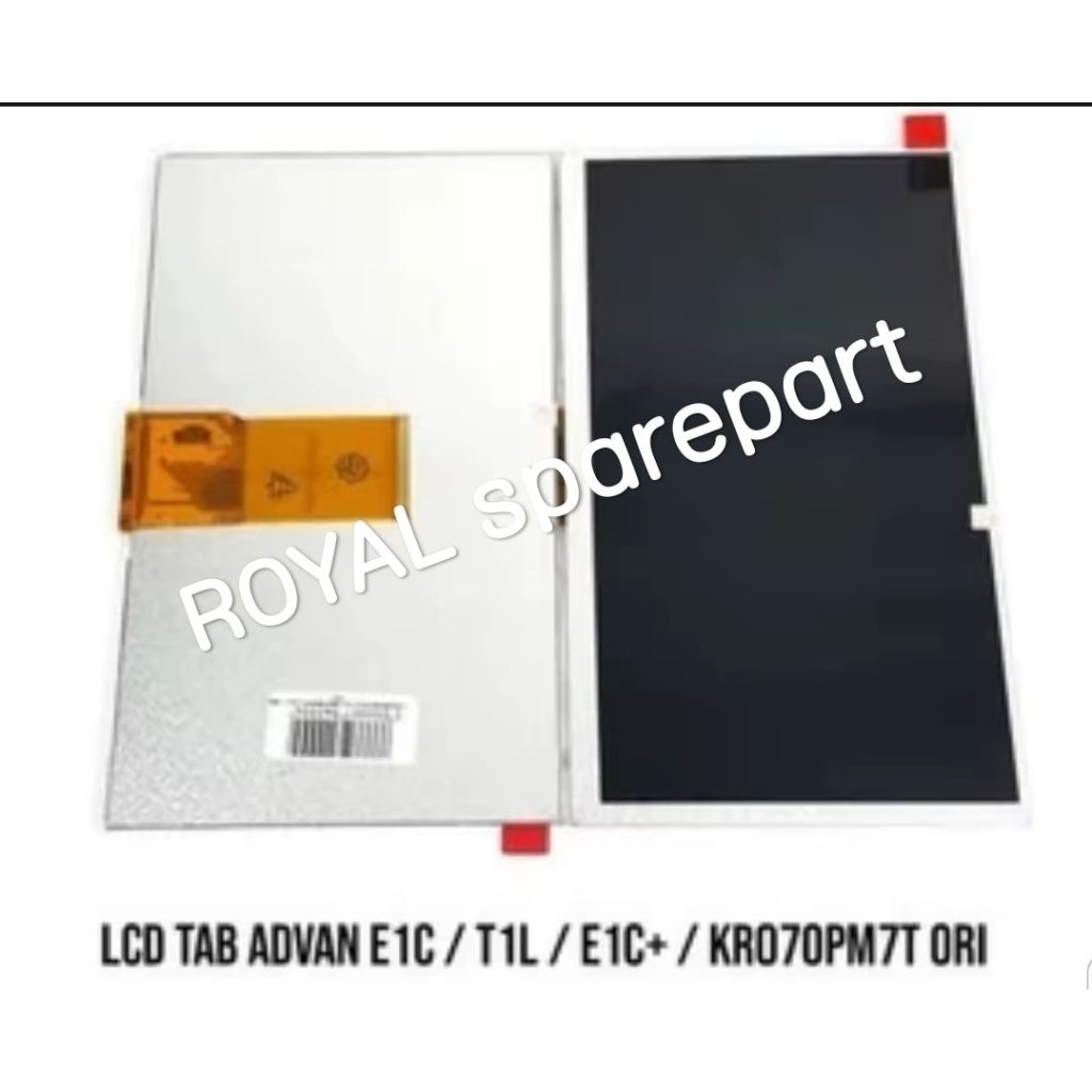 Jual Lcd Only Tablet Tab Advan E1C / E1C Plus / E1C Pro / T2E / T2F ...