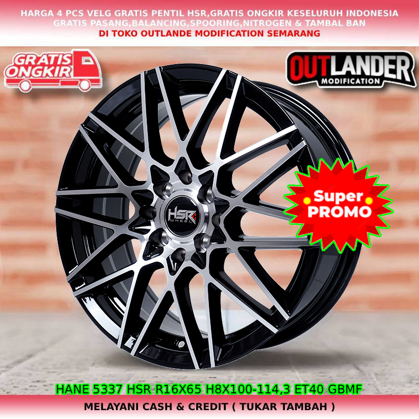 Jual Velg racing ring16 velg mobil Hongguang| Cloud| Alvez| Formo ...