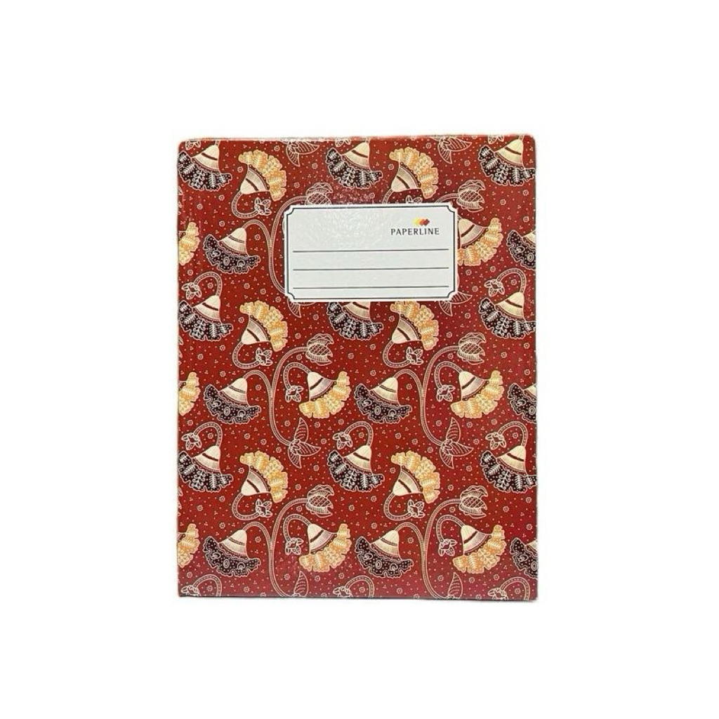 Jual Paperline Buku Hard Cover Quarto 100 Lembar / Buku Batik Kuarto ...