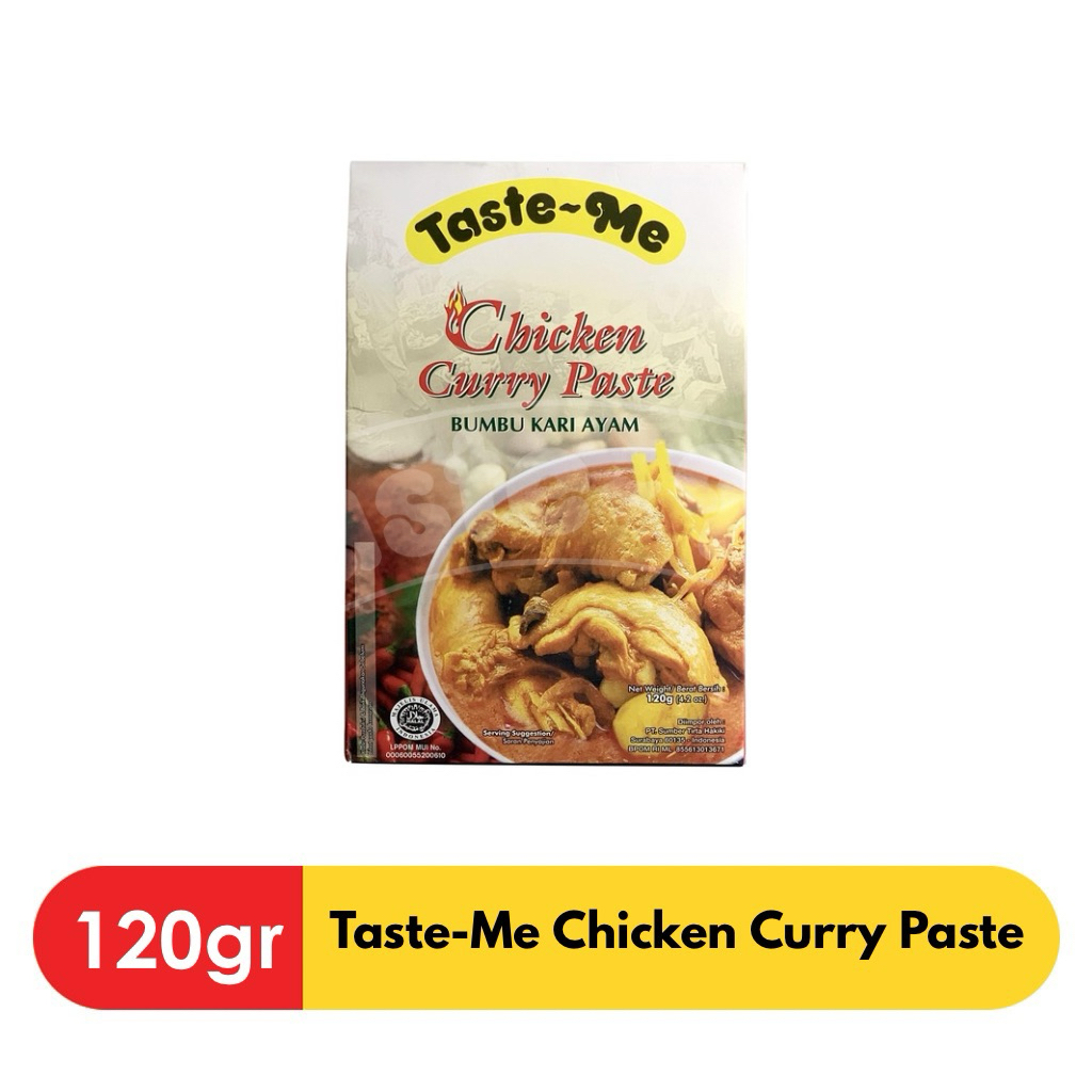 Jual TASTE-ME Chicken Curry Paste [120gr] HALAL | Shopee Indonesia