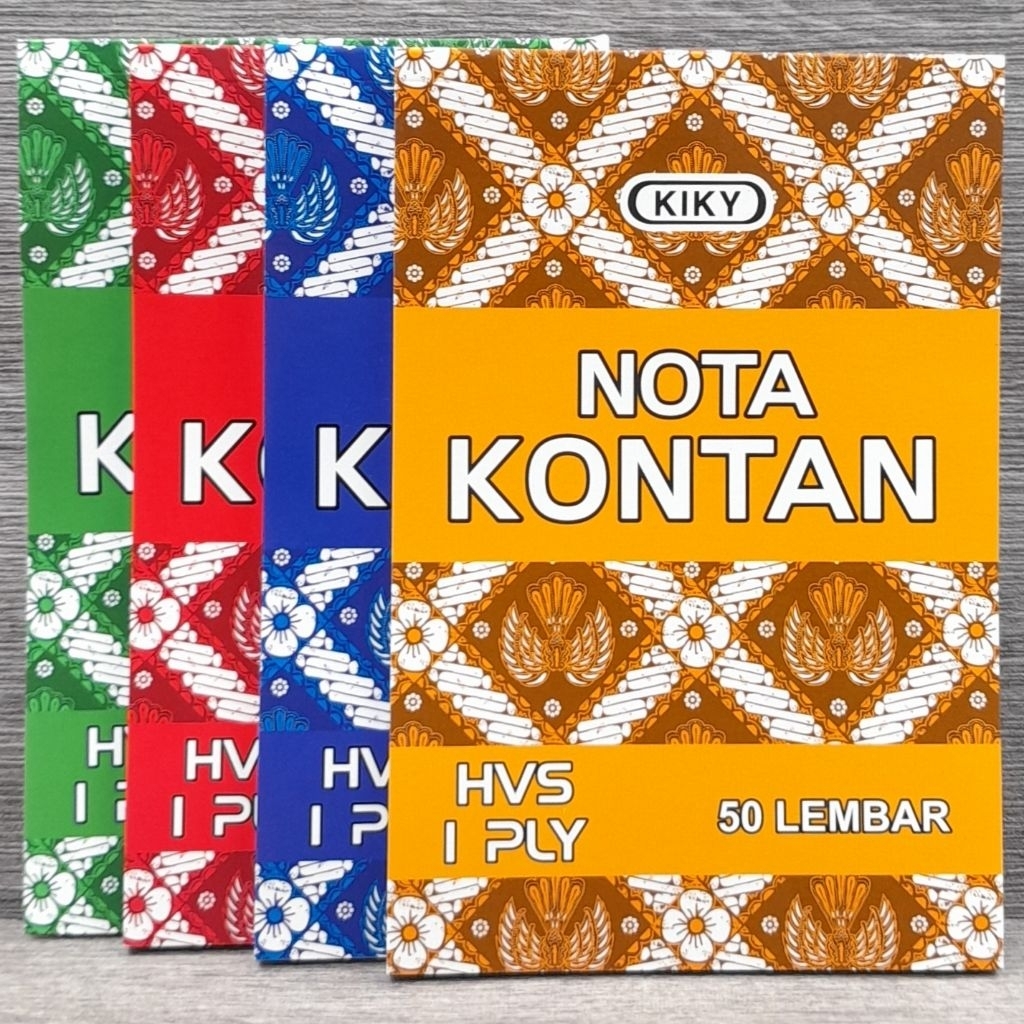 Jual Nota kontan 1 ply | Buku bon 1 Rangkap Kecil (1pck 10 buku ...