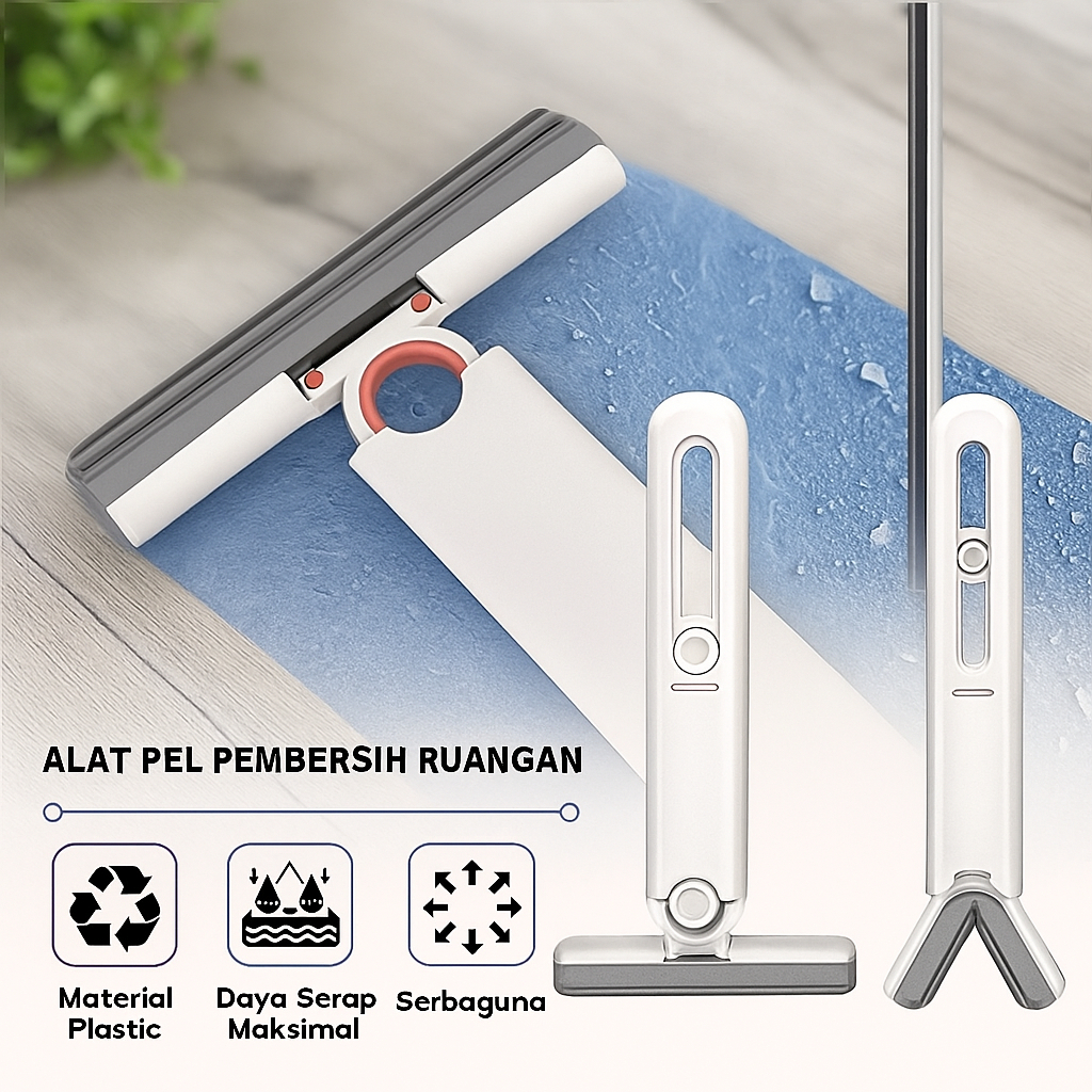 Jual ALAT PEL MINI PORTABLE LIPAT | Mop Spons Busa untuk Kaca, Meja ...