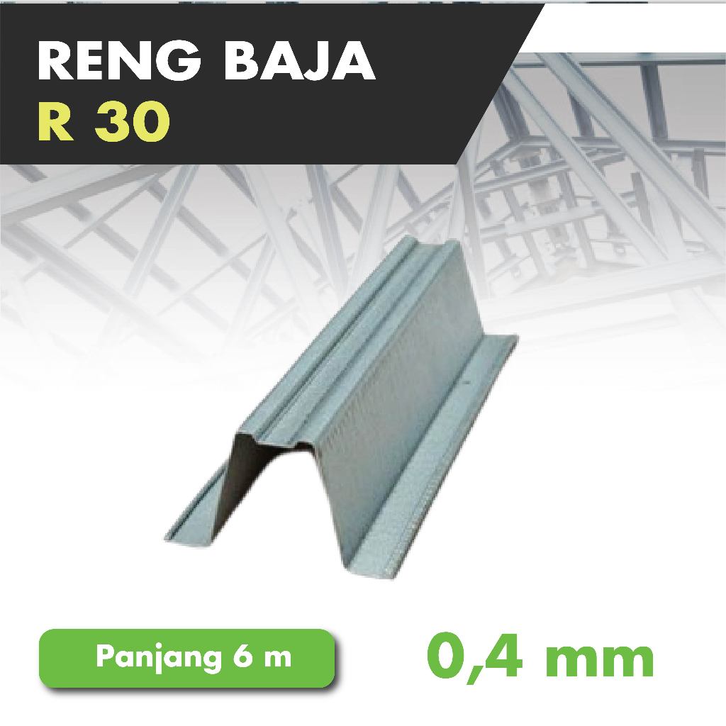 Jual Reng Baja Ringan R30 0,4 / Batten Reng / Reng Baja R.30 / Kanal B ...