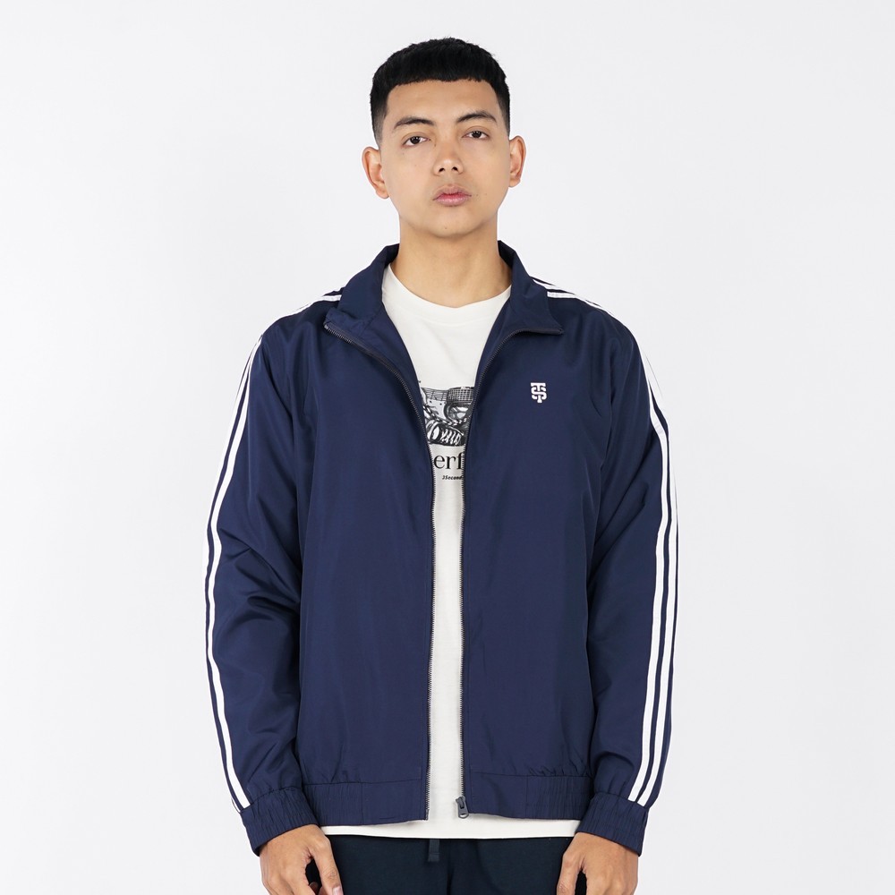 Jual 3Second Jaket Tracker Pria Regular Fit Taslan Sporty Lazar OL ...