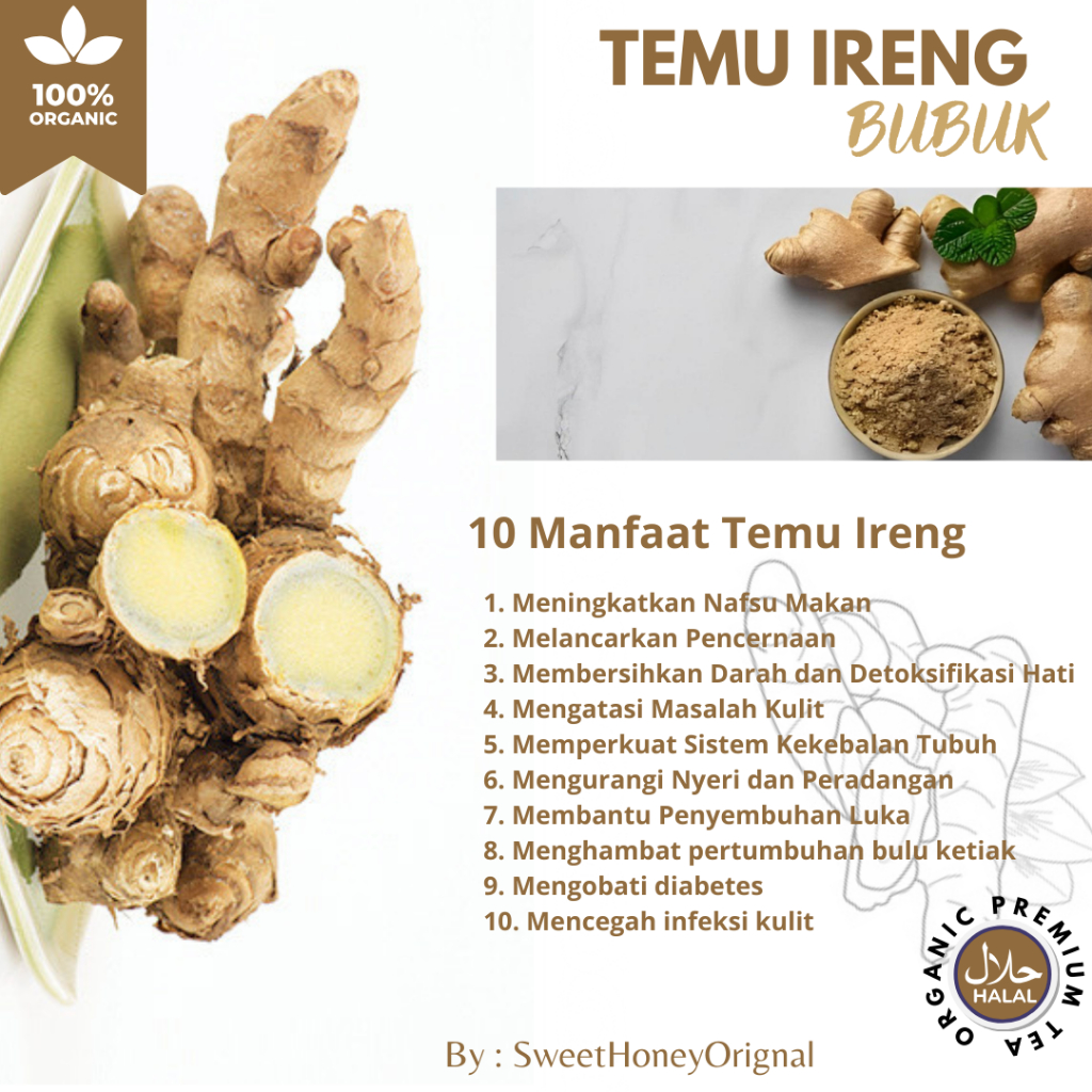 Jual Temu Ireng Bubuk / Jamu Herbal Tradisional / Jamu Temuireng ...