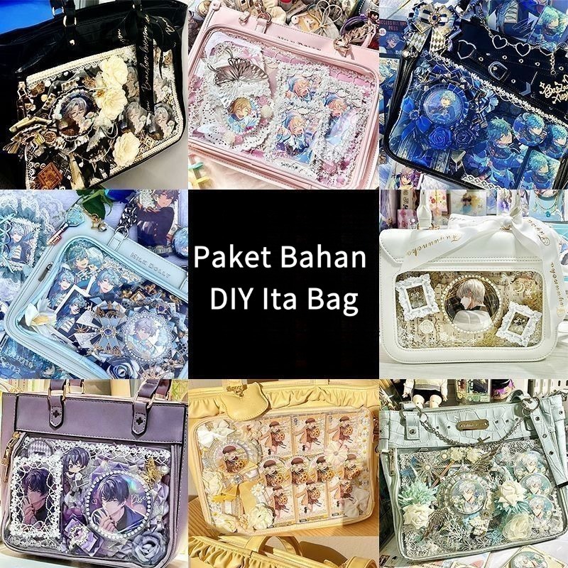 Jual Set Bahan DIY Ita Bag Aksesoris Dekorasi Isi Rantai Bunga Gantung ...