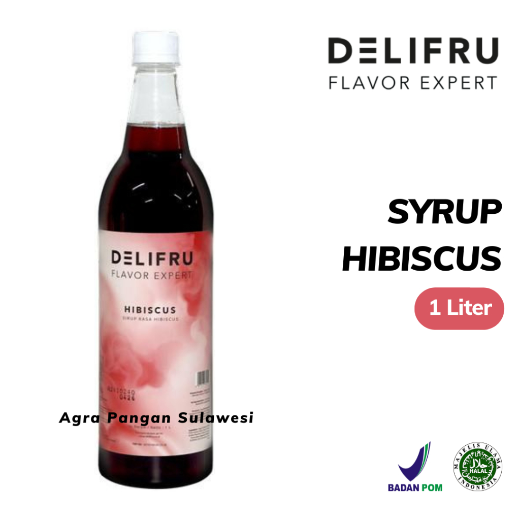 Jual Syrup HIBISCUS Delifru | Sirup Rosella Rosela Roselle Bunga ...