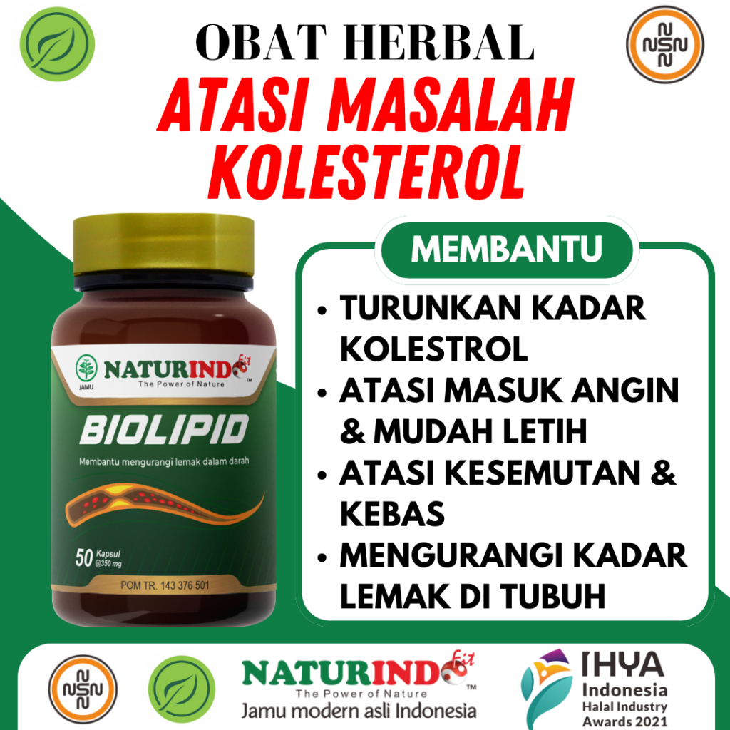 Jual BIOLIPID Obat Kolesterol Kolestrol Dan Darah Tinggi Herbal ...