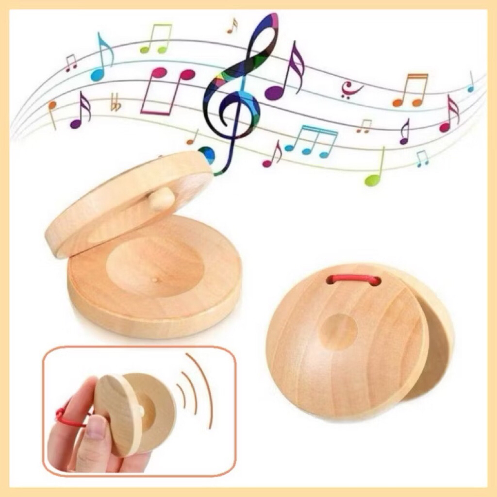 Jual Alat Musik Castanet Kastanyet Wooden Castanet | Shopee Indonesia