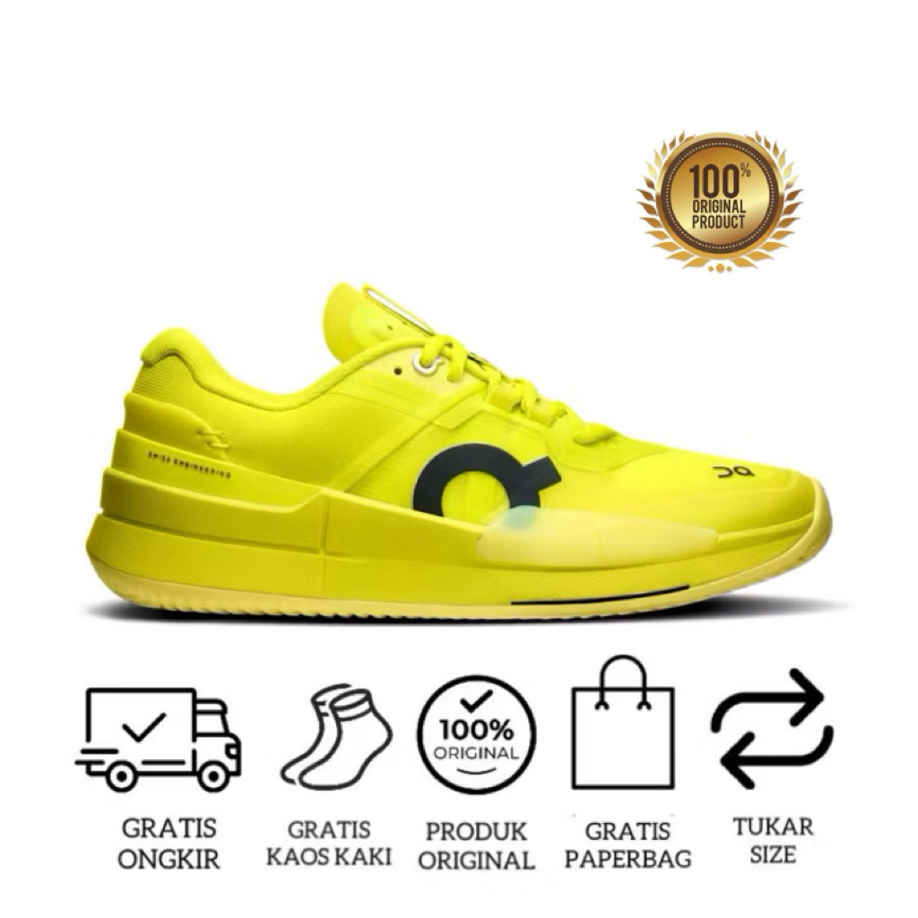 Jual SEPATU TENNIS ON CLOUD THE ROGER PRO 2 CLAY LIMELIGHT | Shopee ...