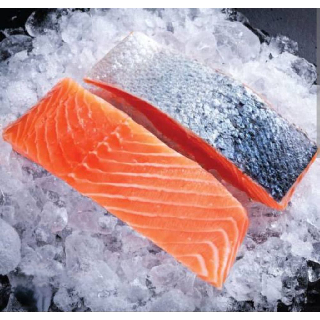 Jual Ikan Fillet salmon premium100 & 200 gram portion cut/ARE FROZEN ...