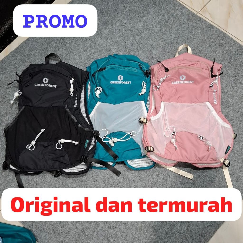 Jual GREEN FOREST arvensis 10L HYDROPACK trailrun marathon daypack ...