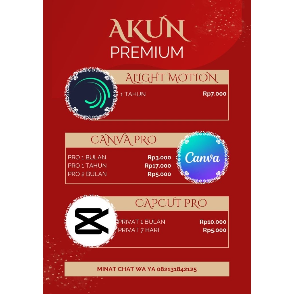 Jual AKUN PREMIUM ALIGHT MOTION 1 Tahun | Shopee Indonesia