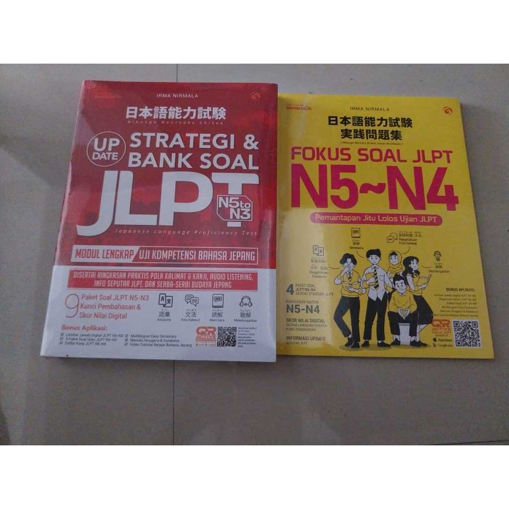 Jual STRATEGI & BANK SOAL JLPT (JAPANESE LANGUAGE PROFICIENCY TEST) N5 ...