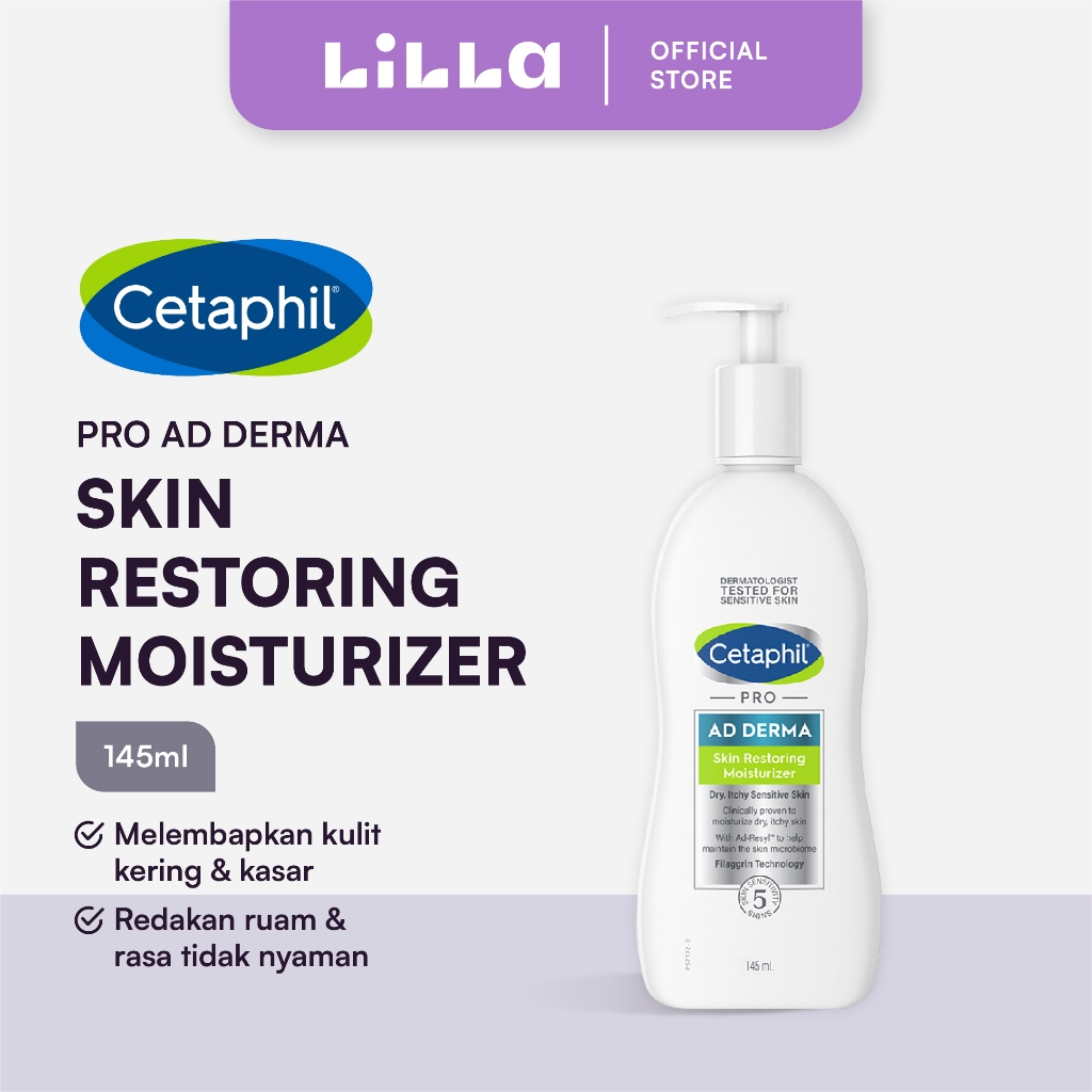 Jual CETAPHIL - Pro AD Derma Skin Restoring Moisturizer 145ml | Shopee ...
