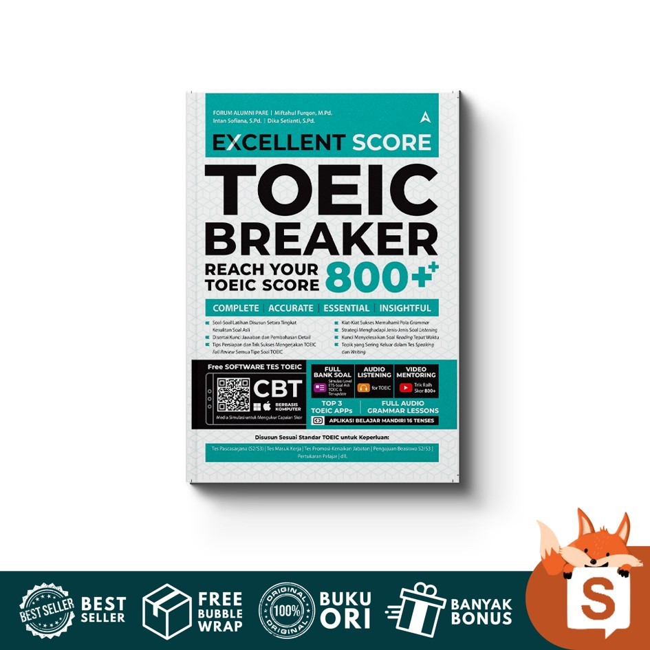 Jual Buku Excellent Score Toeic Breaker: Reach Your Toeic Score 800 ...