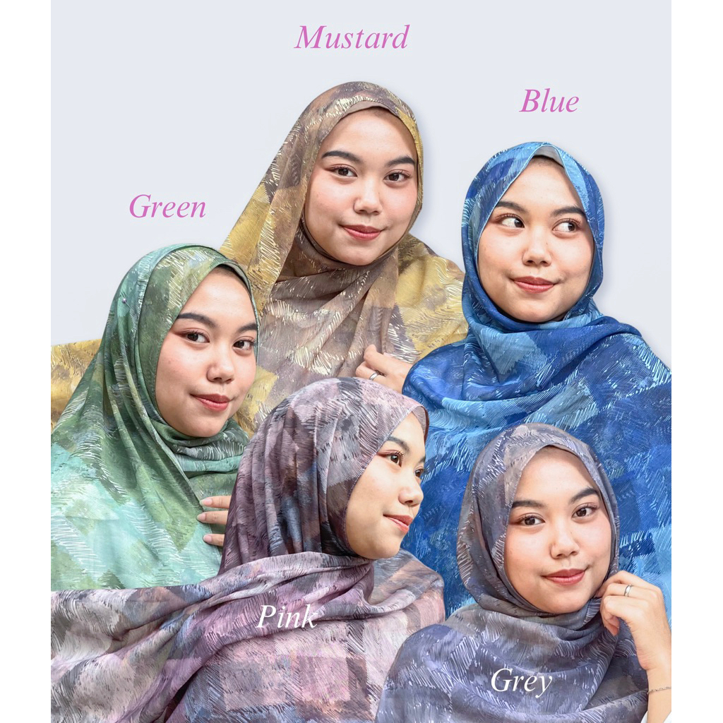 Jual Hijab Pashmina Turki Motif• Pasmina cashmere motif • Pasmina tarim ...