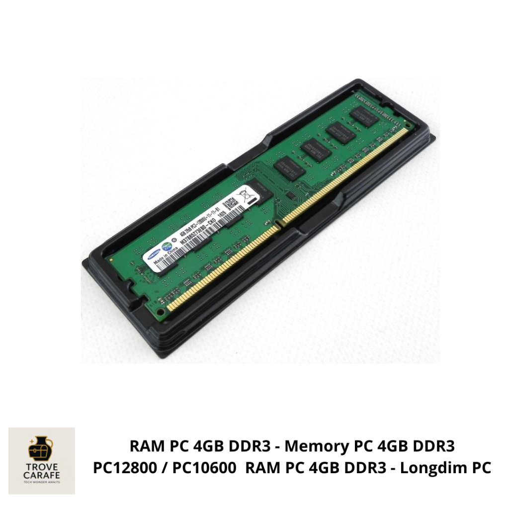 Jual RAM PC 4GB DDR3 - Memory PC 4GB DDR3 PC12800 / PC10600 RAM PC 4GB ...