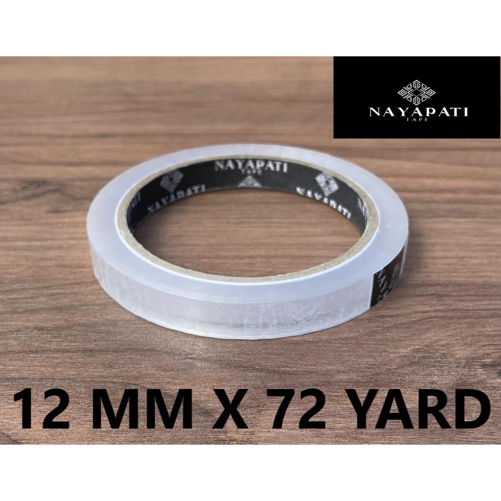 Jual NAYAPATI TAPE Lakban 1/2 inch x 72 yard / solasi / isolasi 12 mm ...