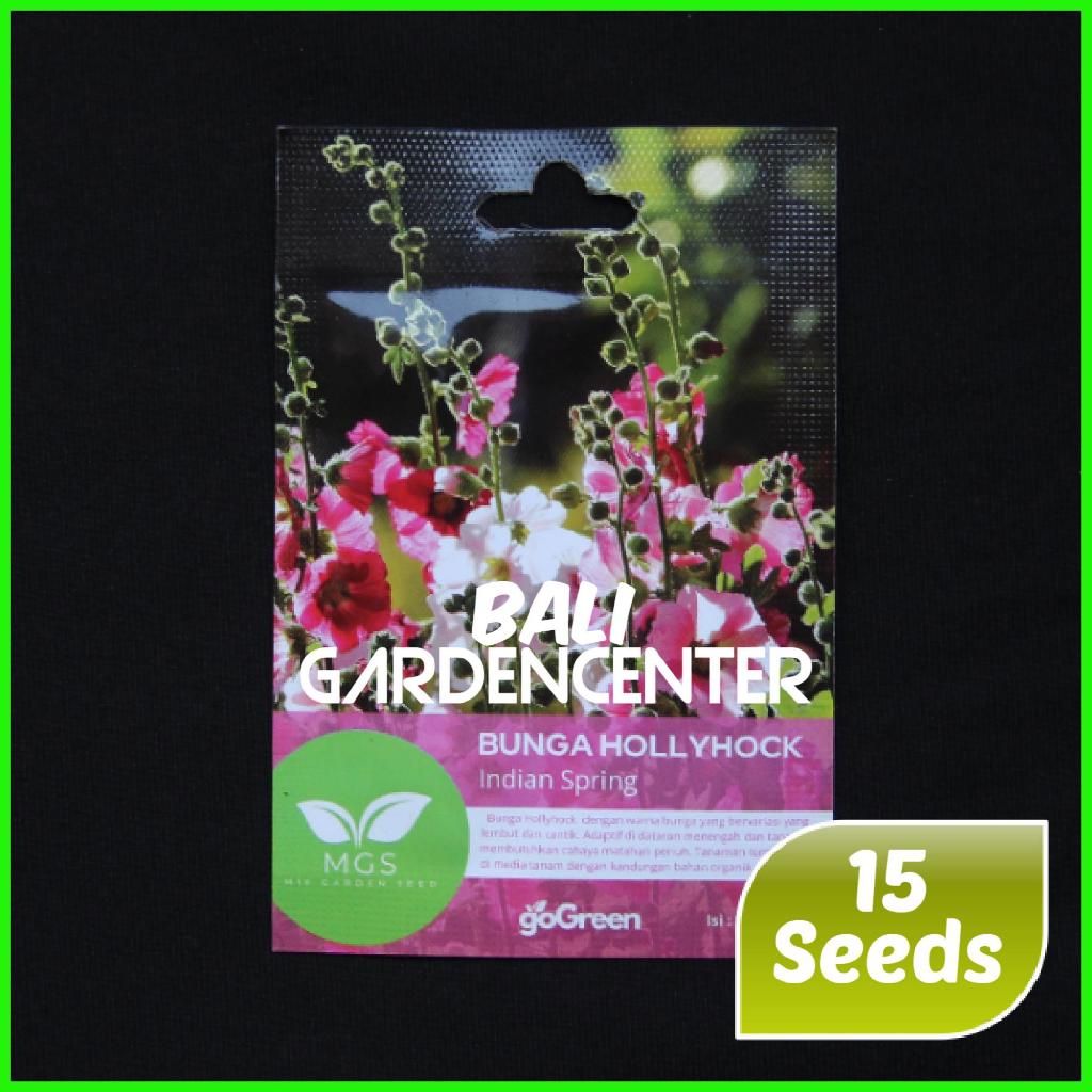 Jual Isi 15 Benih Biji Bunga Hollyhock- Hollyhock Indian Spring ...