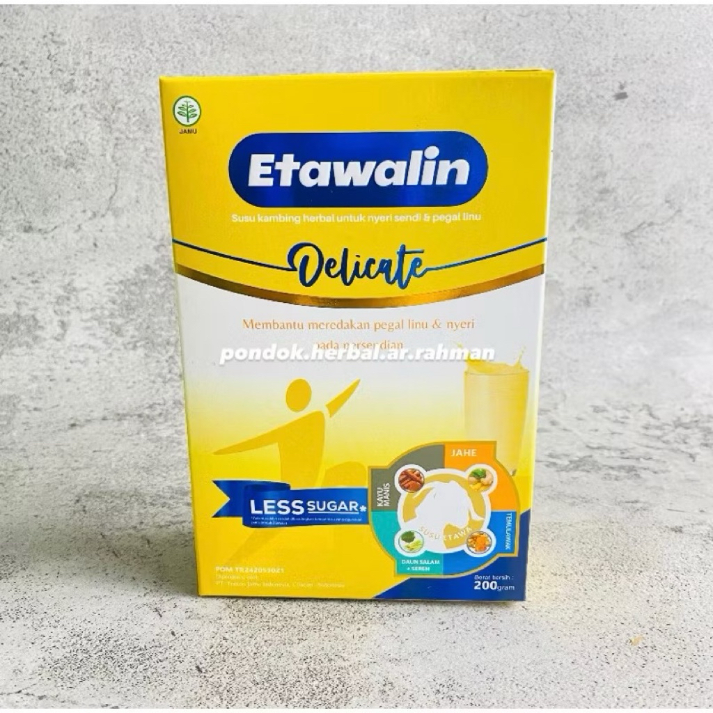 Jual SUSU ETAWALIN DELICATE LESS SUGAR (susu khusus persendian ...