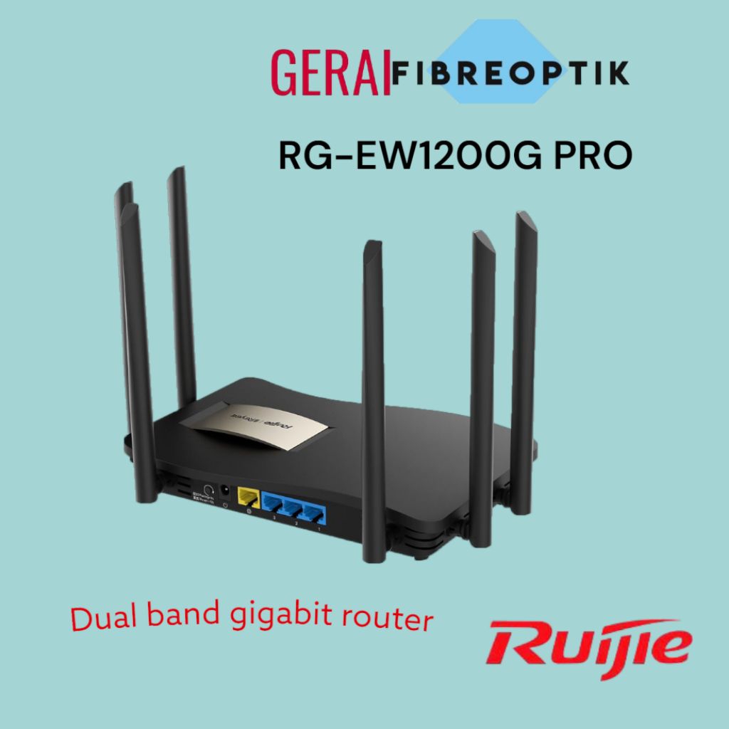 Jual RUIJIE RG EW1200G PRO Wi-Fi 5 1300M Dual-Band Gigabit Router ...