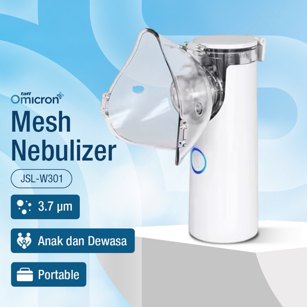 Jual MESH NEBULIZER ( NEBU UAP MINI ) - OMICRON NEBU PORTABLE | Shopee ...