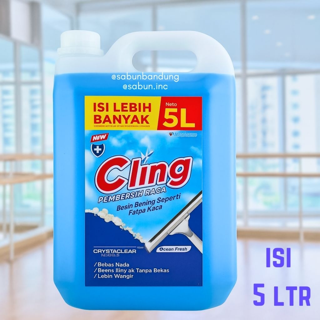 Jual CLING Pembersih Kaca Glass Cleaner Bening Kinclong | Shopee Indonesia