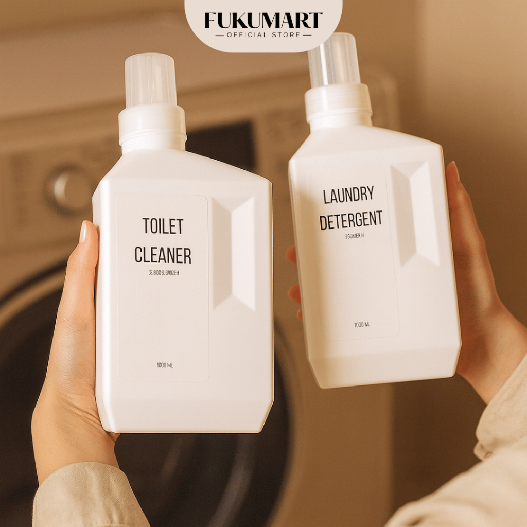 Jual FUKUMART Botol Tempat Detergent Softener Laundry Deterjen Pewangi Botol Refill | Shopee ...