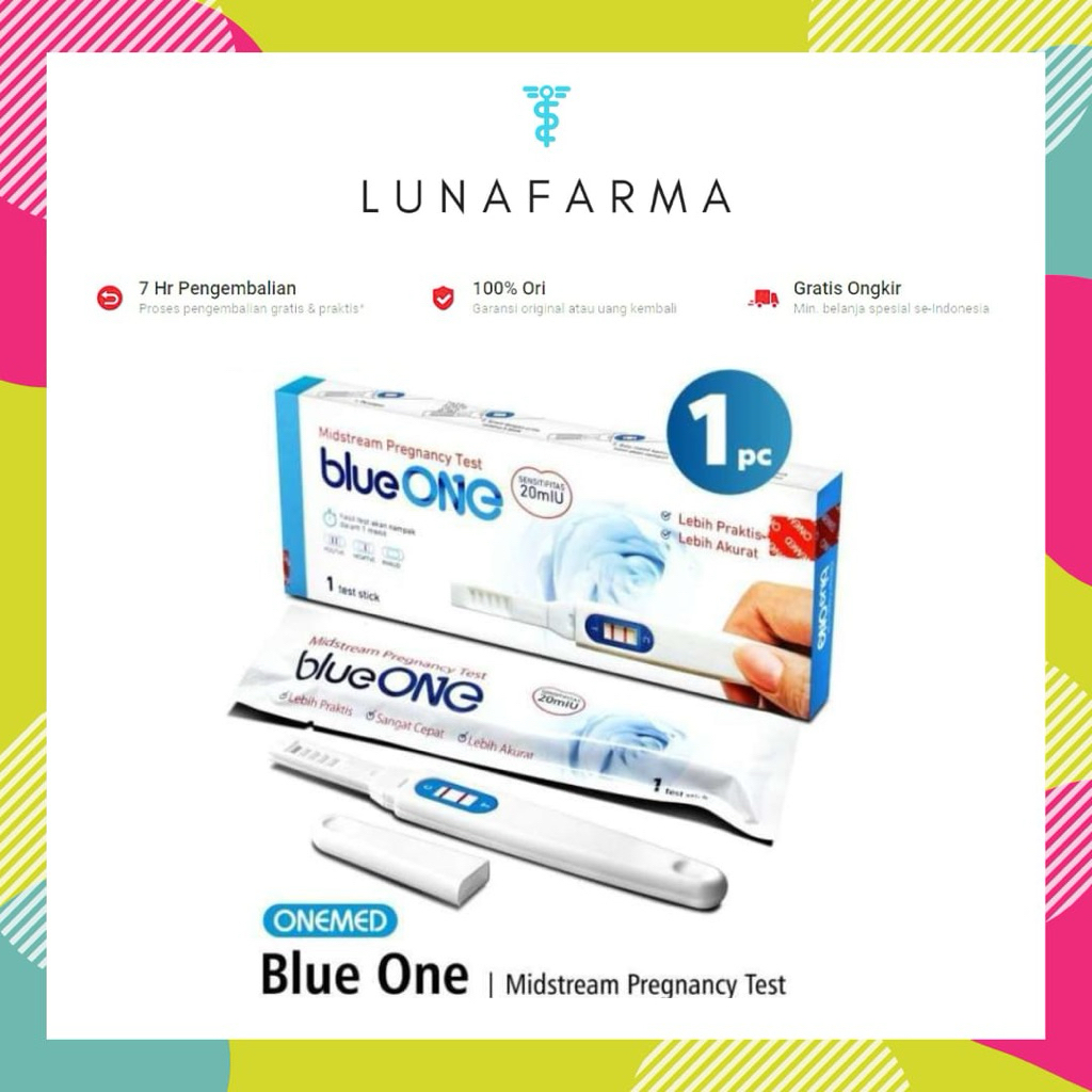 Jual Onemed Tes Hamil BlueOne Midstream Pregnacy Test - 1 pc | Shopee ...