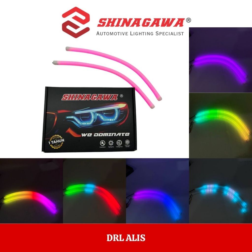 Jual {SHINAGAWA} DRL LAMPU LED ALIS 30CM 60CM MATRIX RGB SEPASANG ...