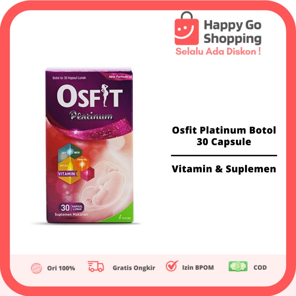 Jual Osfit Platinum Botol 30 Capsule | Shopee Indonesia