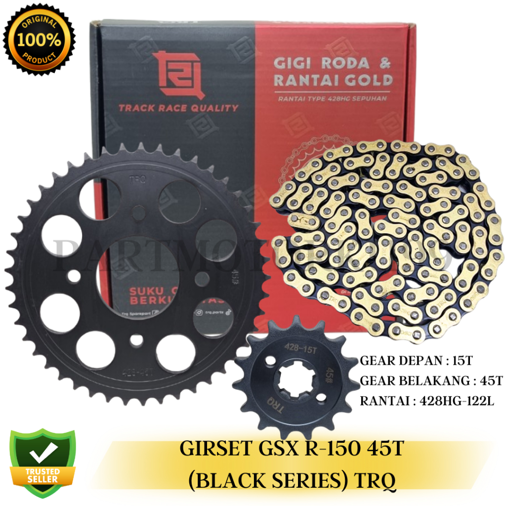 Jual GEARSET GIRSET GIR SET PAKET GSX R 150 GSX-S GSXR 150 15T-45T ...