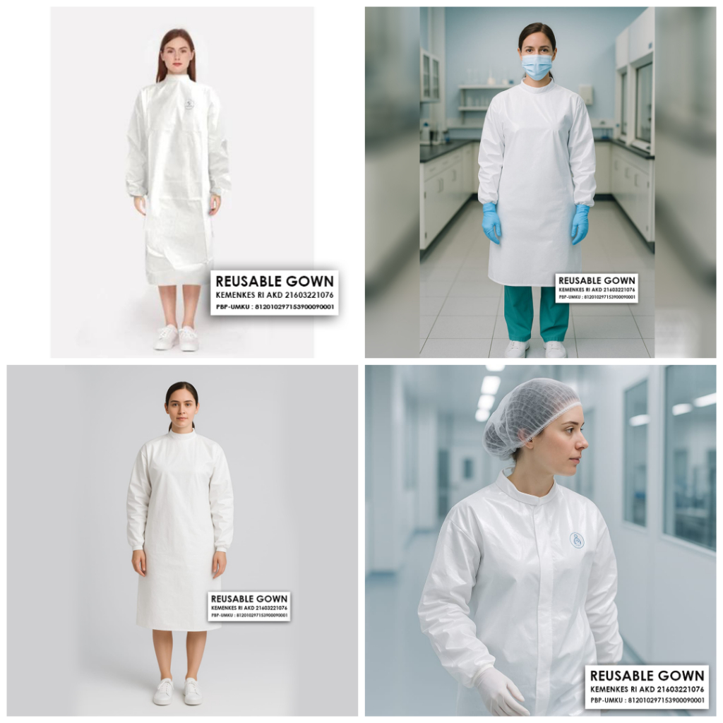 Jual APD GOWN | GOWN MEDIS | SURGICAL GOWN | DISPOSABLE SPUNDBOND ...