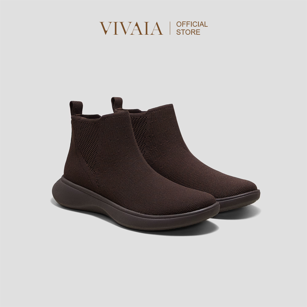 Jual VIVAIA Sepatu Wanita Round-Toe Slip-On Sneaker Boots (Urban Boots ...