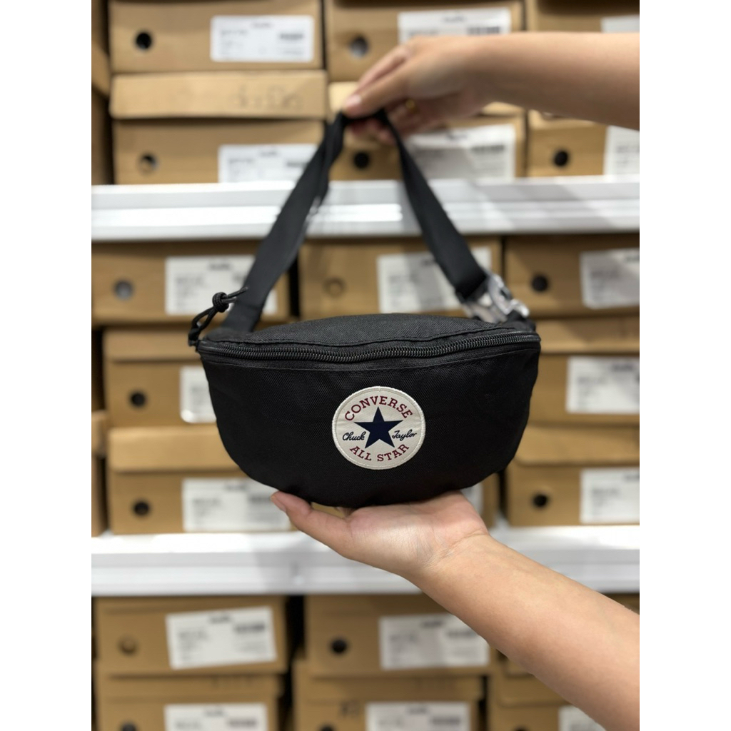 Jual TAS CONVERSE CHUCK TAYLOR SLING BAG BLACK 9907A05 TAS SELEMPANG ...