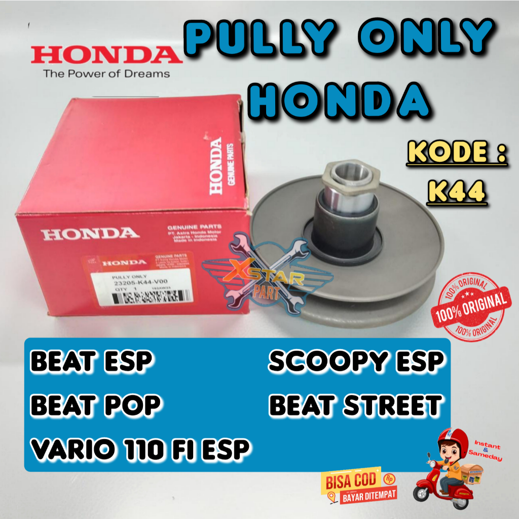 Jual ORI PULLY ONLY HONDA K44 KUALITAS ORIGINAL HONDA AHM BEAT ESP POP ...